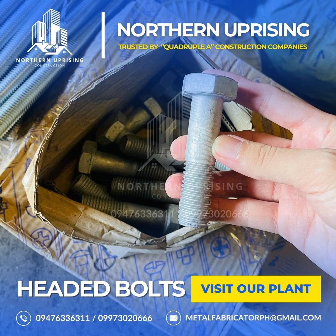 HDG Hex Bolt | Anchor Bolt | Stud Bolt | Bolts & Nut | Northern Uprising | Threaded Bolt ...