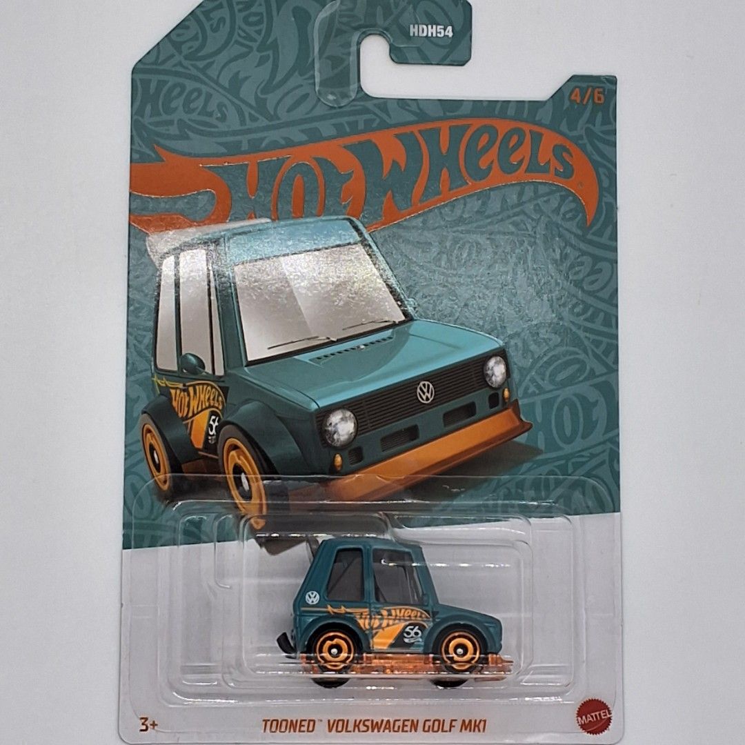 HOT WHEELS TOONED VOLKSWAGEN GOLF MK1 56th ANNIVERSARY, Hobbies & Toys ...