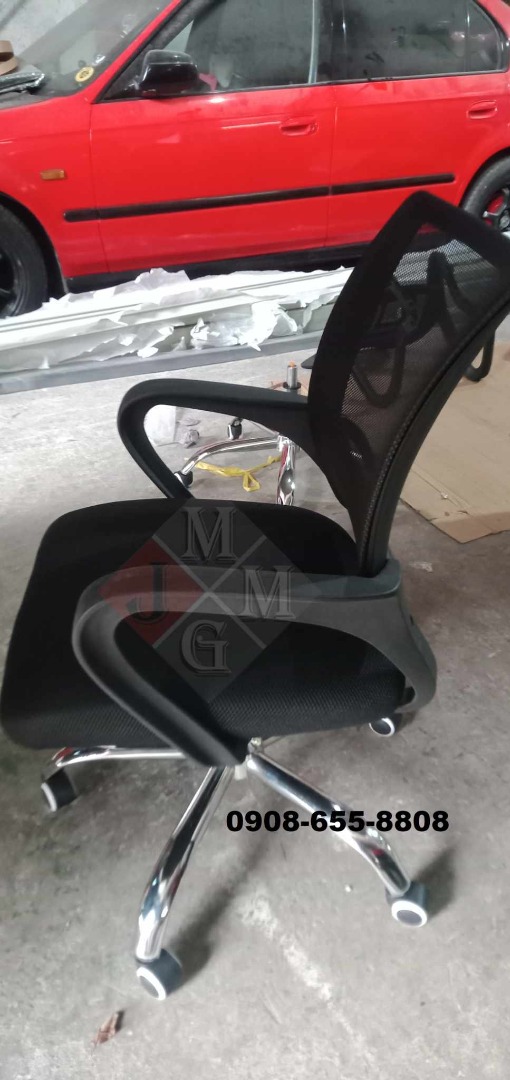 JMMG OFFICE CHAIR/ MESH CHAIR/ MID BACK & HIGH BACK CHAIR, Furniture ...