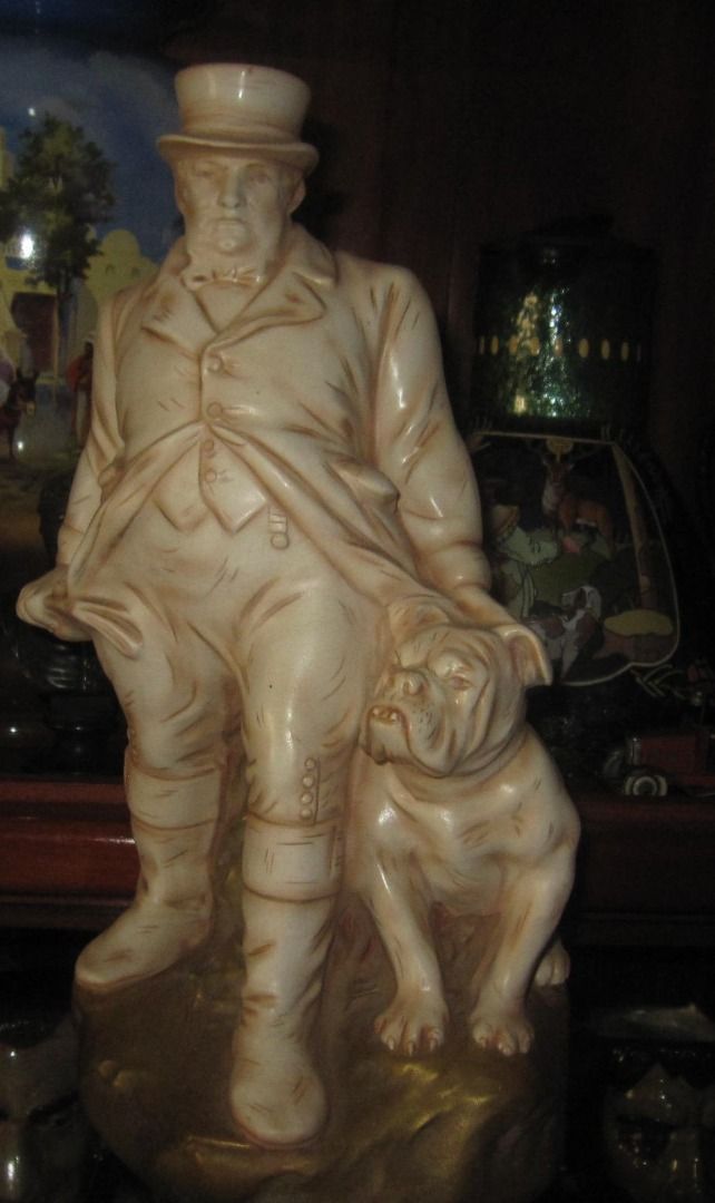 John Bull and Bulldog by the Stoke on Trent factory Fielding's Crown ...
