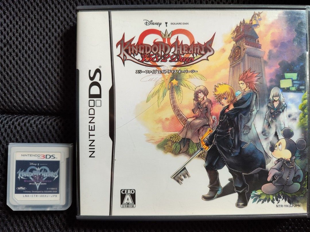 Kingdom heart 358/2 Days Nintendo Ds square enix Disney game cartridge ...
