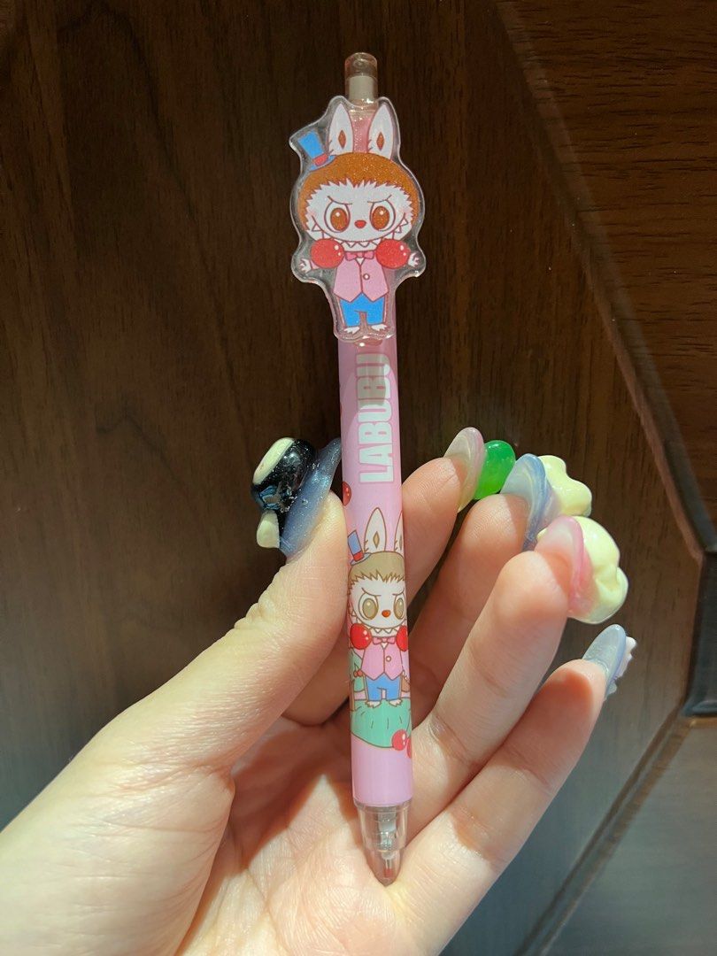 Labubu Gel Pens, Hobbies & Toys, Toys & Games on Carousell