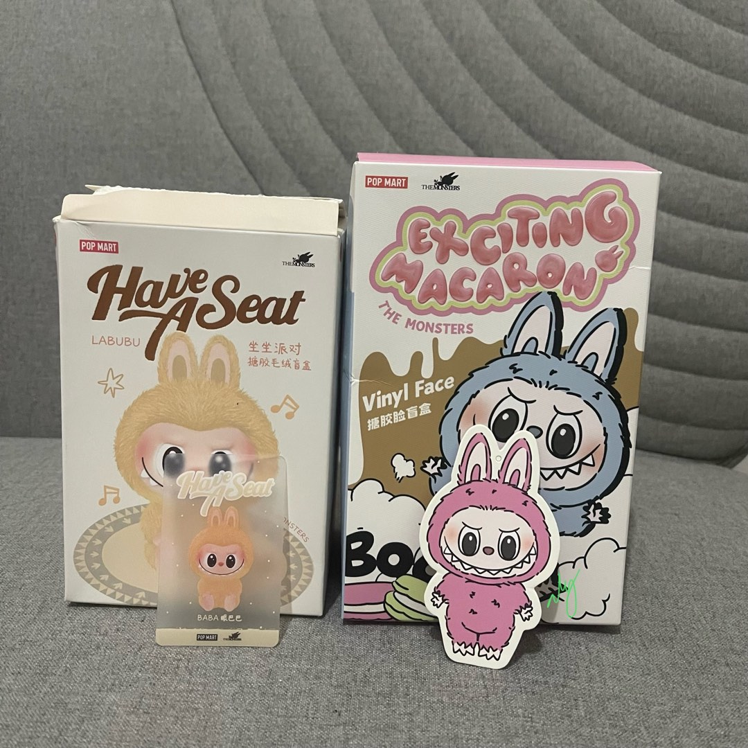 Labubu V1 Lychee Berry and V2 Baba, Hobbies & Toys, Memorabilia ...