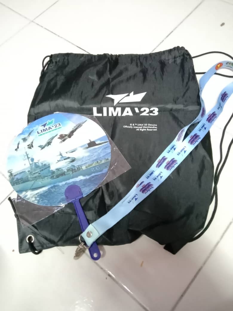 LIMA 2023 Official Merchandise - Drawstring Bag, Hand Fan & Lanyard Collectible, Hobbies & Toys ...