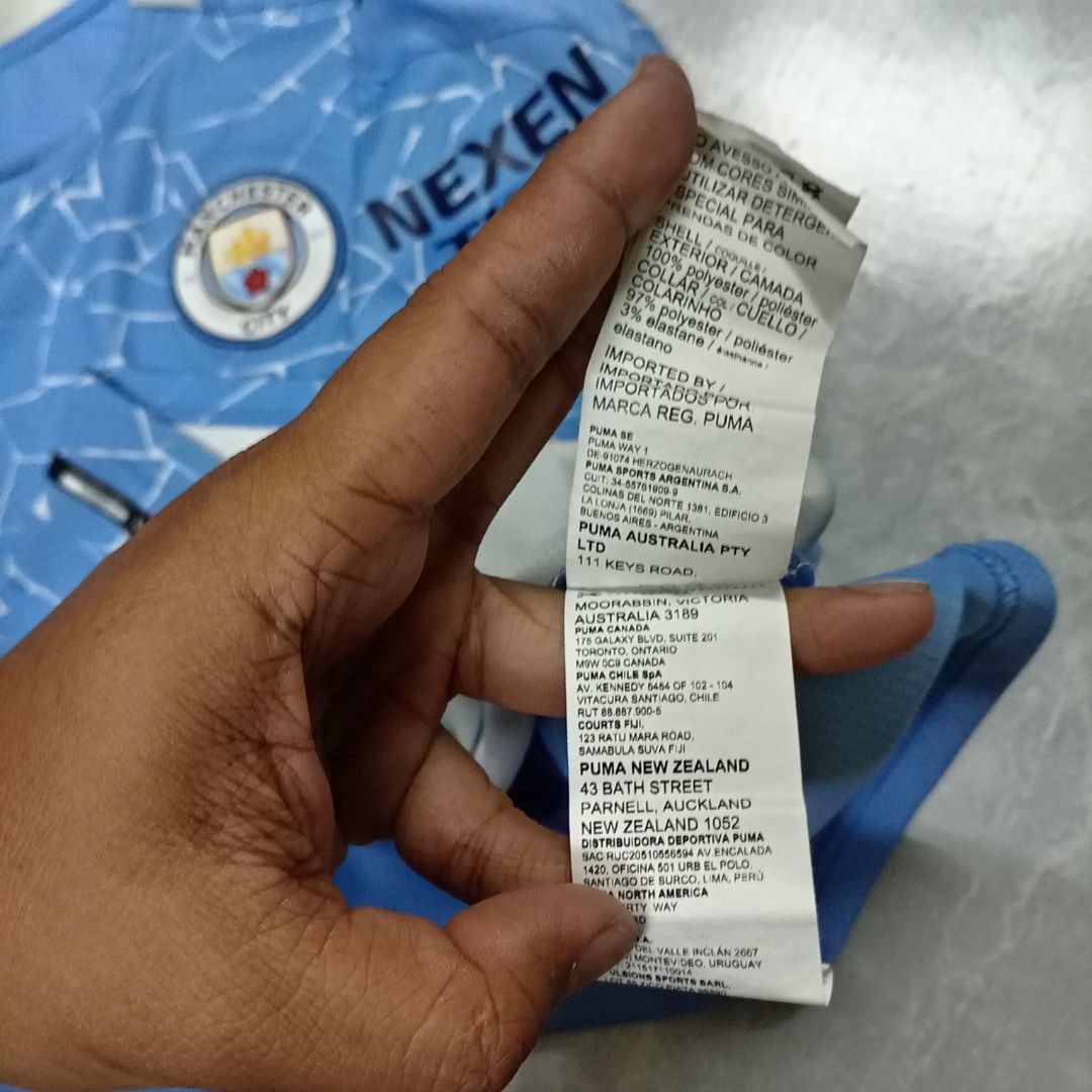 MANCHESTER CITY 2010/21 HOME KIT, Men's Fashion, Activewear on Carousell