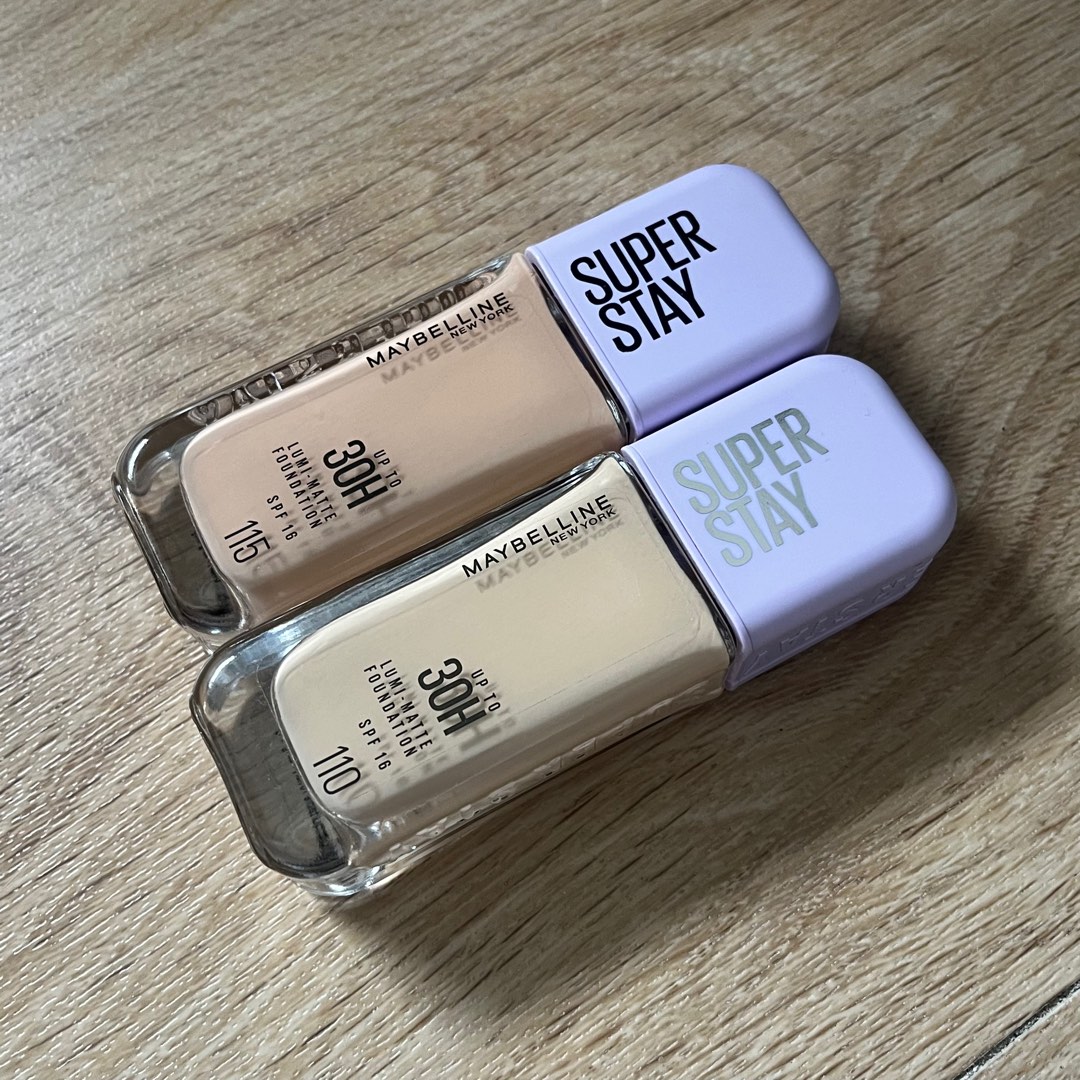 Maybelline SuperStay Lumi Matte Foundation 30ML (Longwear, Lightweight ...