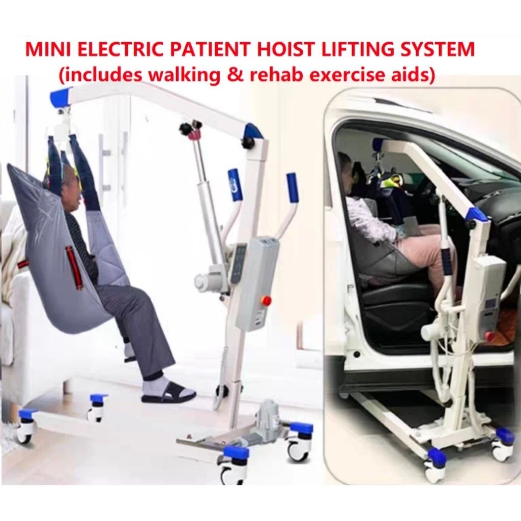 Mini Electric Patient Hoist Lifting System with Walking and Rehab Aid ...
