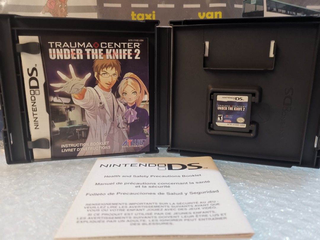NDS GAME Ndsl Nintendo ds Trauma Center Under The Knife 2 超執刀 2 美版 ...