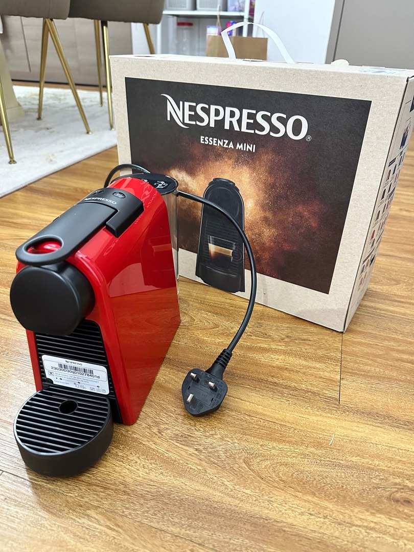 Nespresso Essenza Mini Ruby Red D30, TV & Home Appliances, Kitchen ...