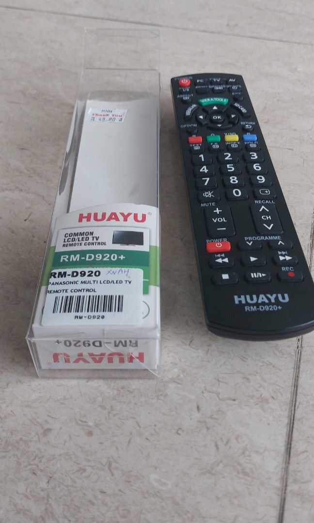 New Universal TV Remote control Huayu RM D920+ (Panasonic/Sony/Samsung/LG etc), TV & Home ...