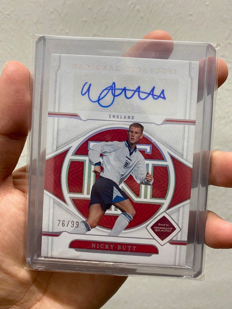 Nicky Butt Autograph Numbered 76/99, Hobbies & Toys, Toys & Games on ...