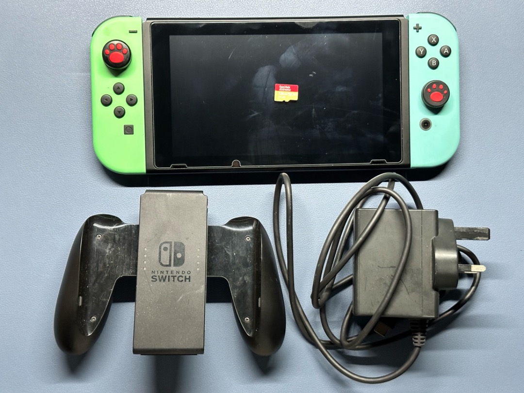 Nintendo Switch V2 - Animal Crossing Edition, Video Gaming, Video Game ...