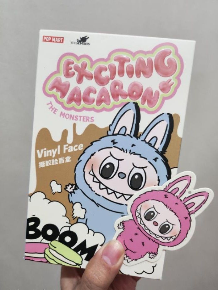 Original Popmart Labubu V1 Exciting Macarons Lychee Berry Bag Charm ...