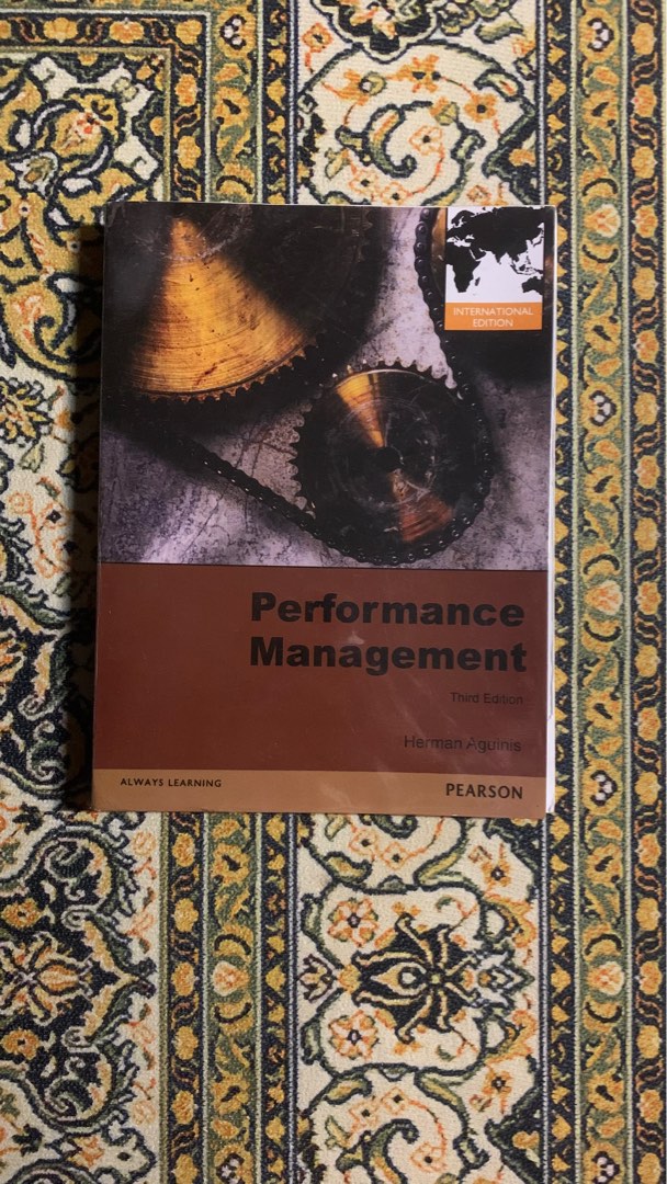 Pearson Performance Management 3rd Edition (HRM544), Hobbies & Toys ...
