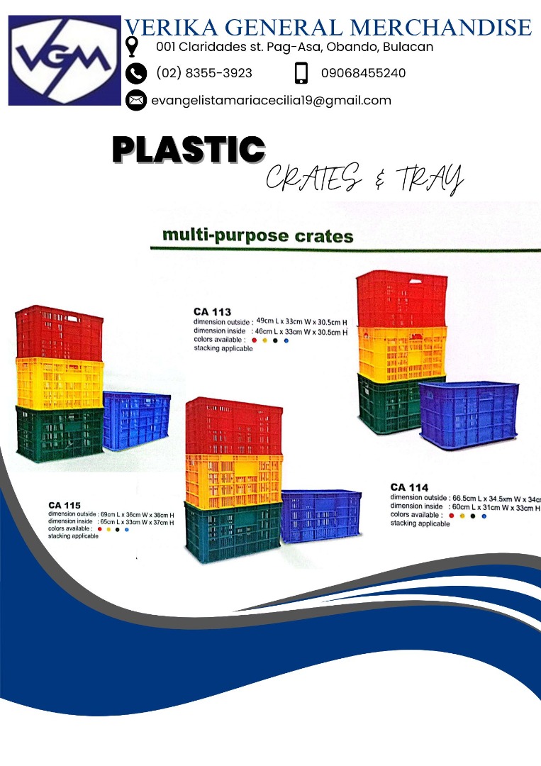 PLASTIC CRATES, TRAY, MATTING AND SINK, Furniture & Home Living ...
