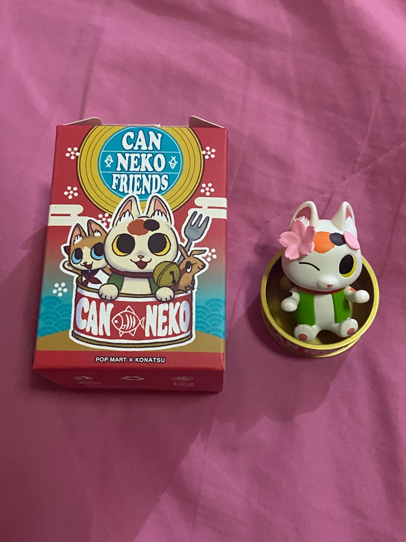 Pop Mart x Konatsu Can Neko Friends Sakura, Hobbies & Toys, Toys & Games on Carousell