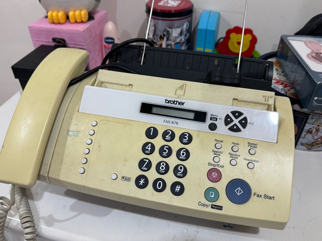 Pre- Loved Brother Fax Machine, Computers & Tech, Printers, Scanners ...