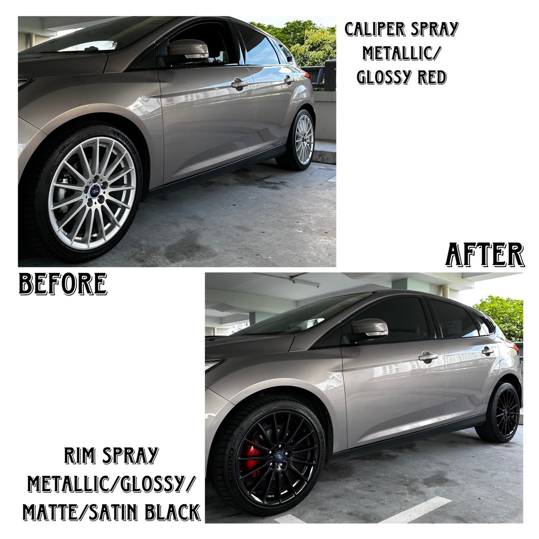 PROMO 🔥RIM SPRAY / CALIPER SPRAY / KURB RASH REPAIR / DECHROME FRONT ...