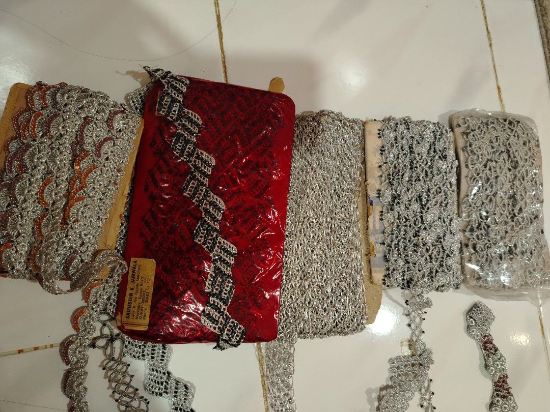 Pure silver handcrafted laces, Hobbies & Toys, Stationery & Craft ...