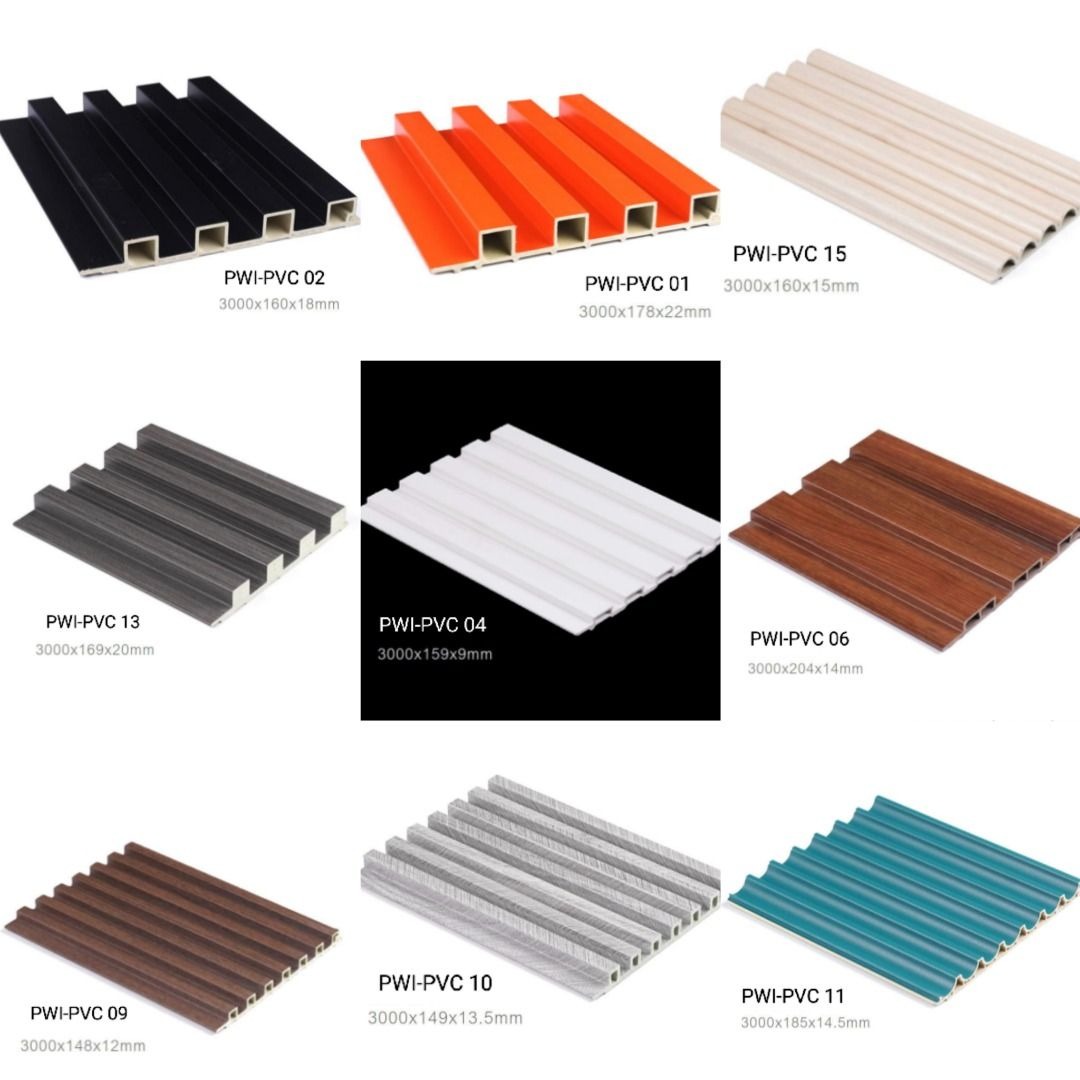 PWI-PVC 01, 02, 04, 06, 09, 10, 11, 13, 15 Partition panel, wood panel ...