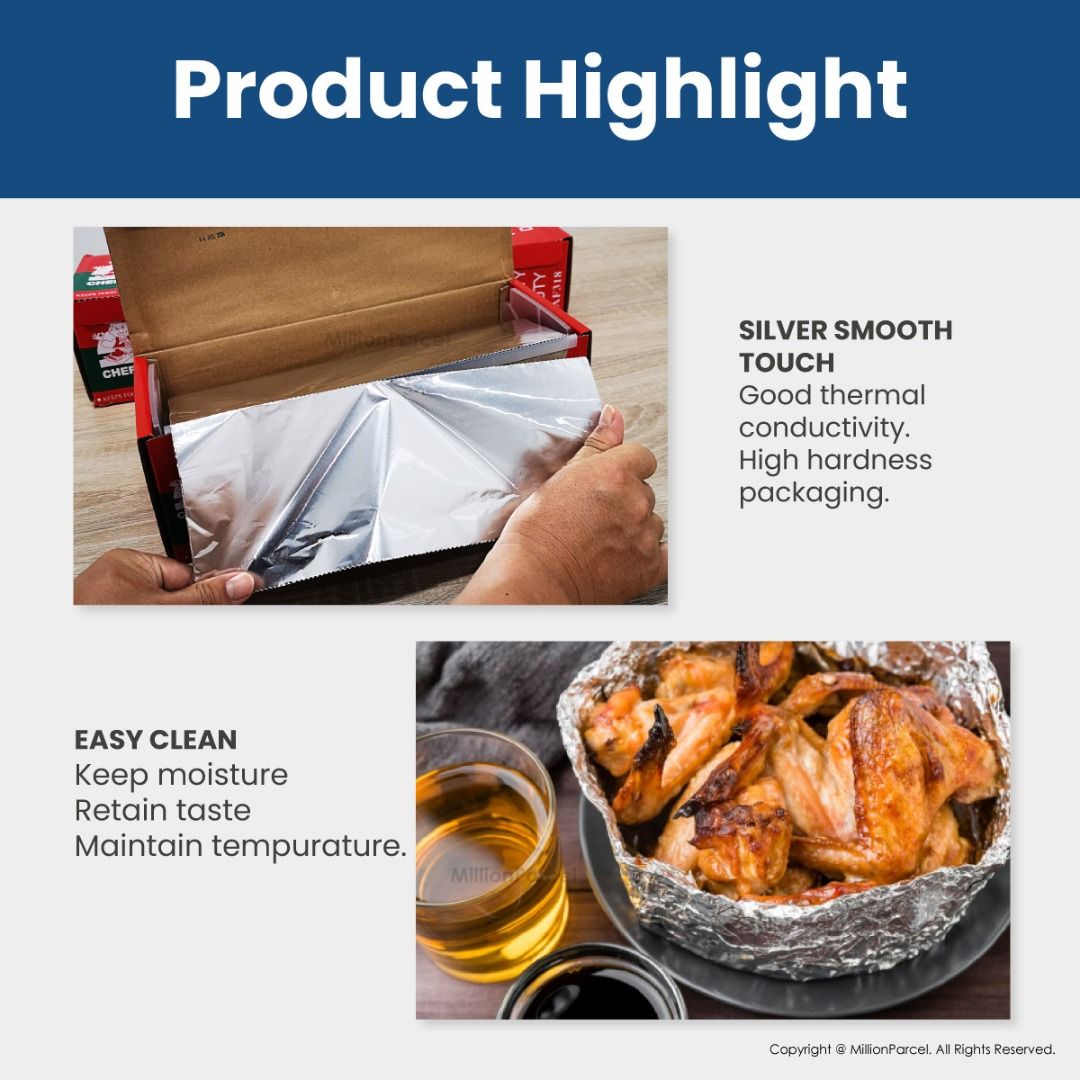 Lacy's ChefWrap | Cling Wrap | Cling Film | Plastic Food Wrap | Baking ...