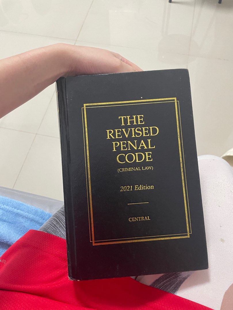 Revised Penal Code (Criminal Law) by CENTRAL (2021), Hobbies & Toys ...