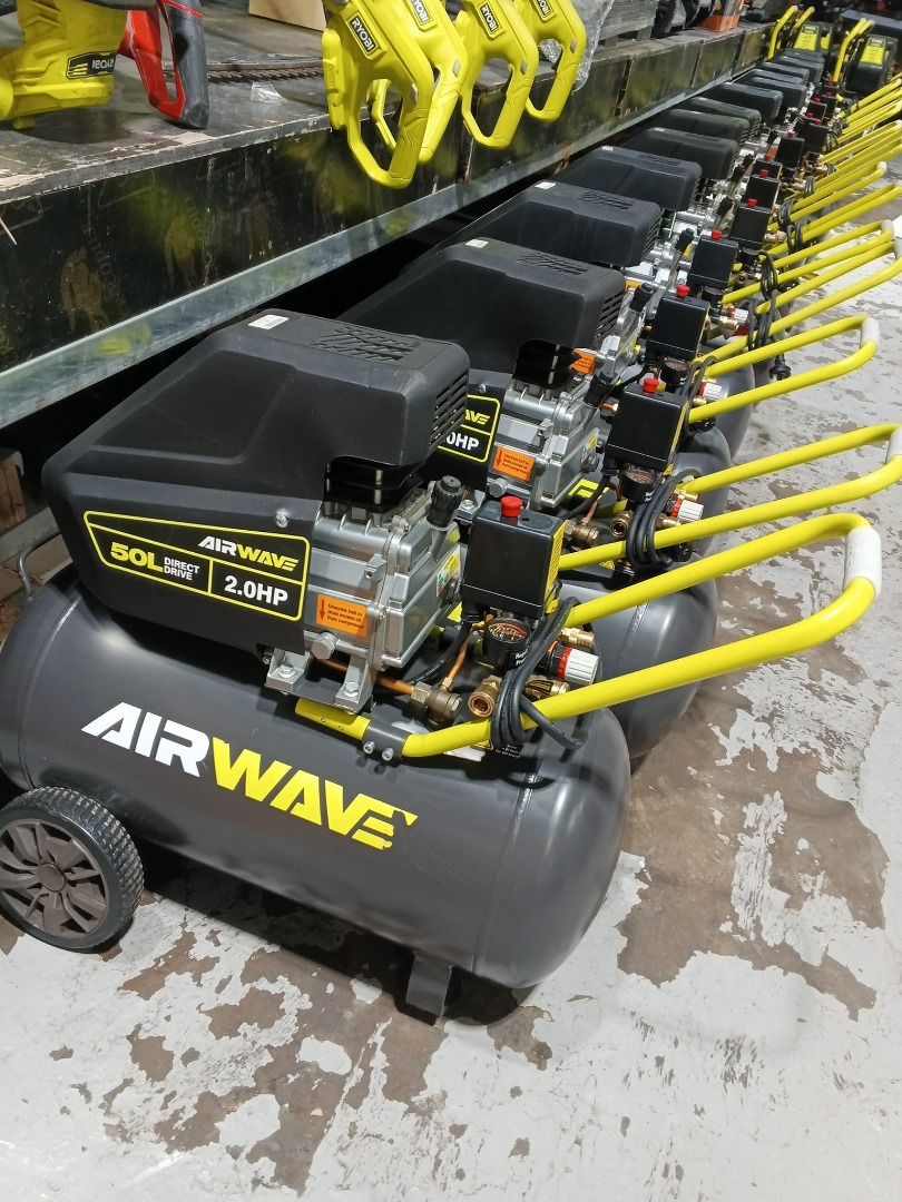 Ryobi 2.0HP 50L Air Compressor, Commercial & Industrial, Construction ...
