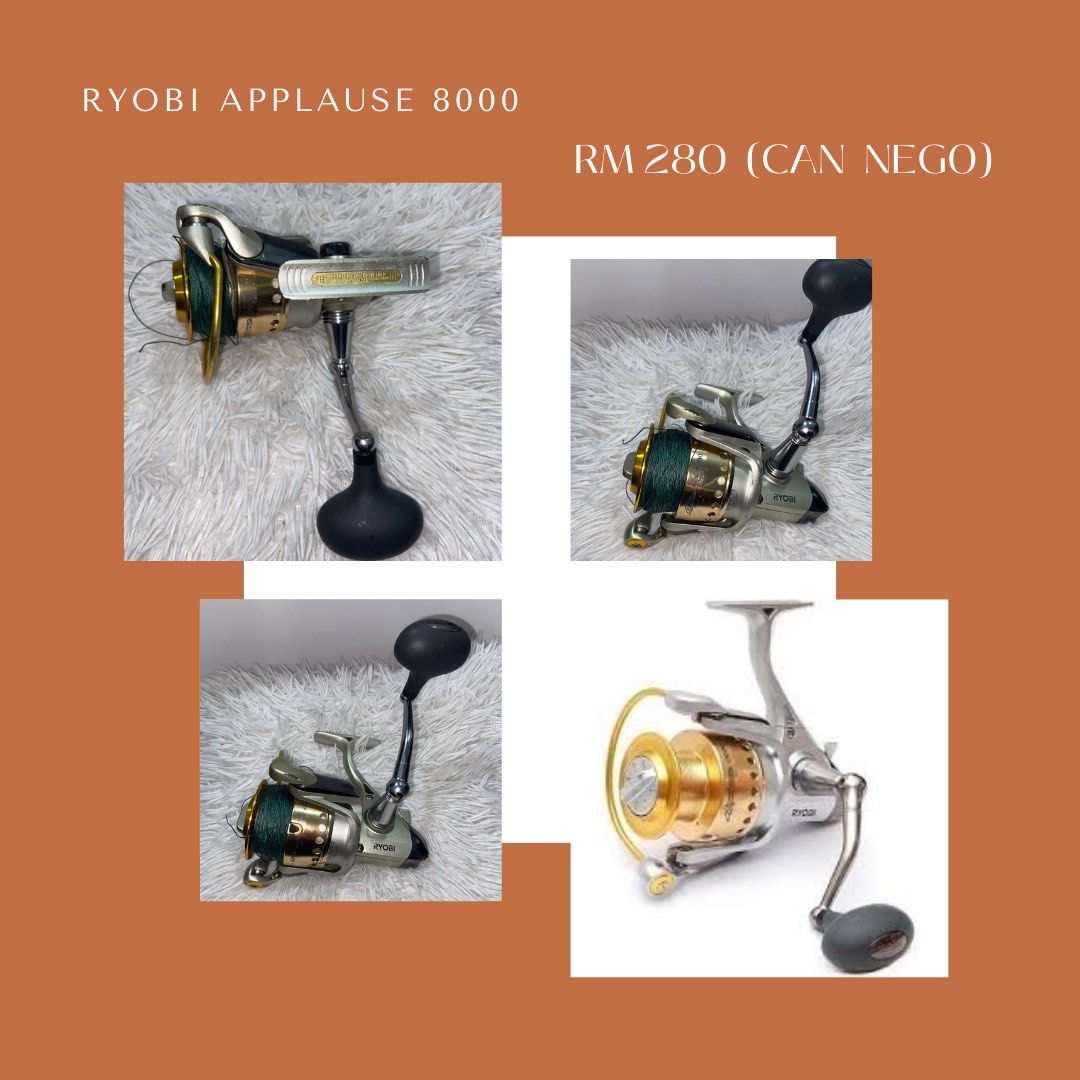 RYOBI APPLAUSE 8000, Sports Equipment, Fishing on Carousell