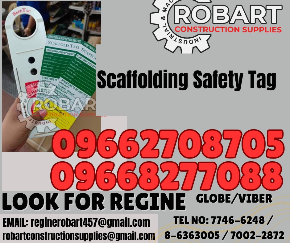 Scaffolding Safety Tag, Commercial & Industrial, Construction Tools ...
