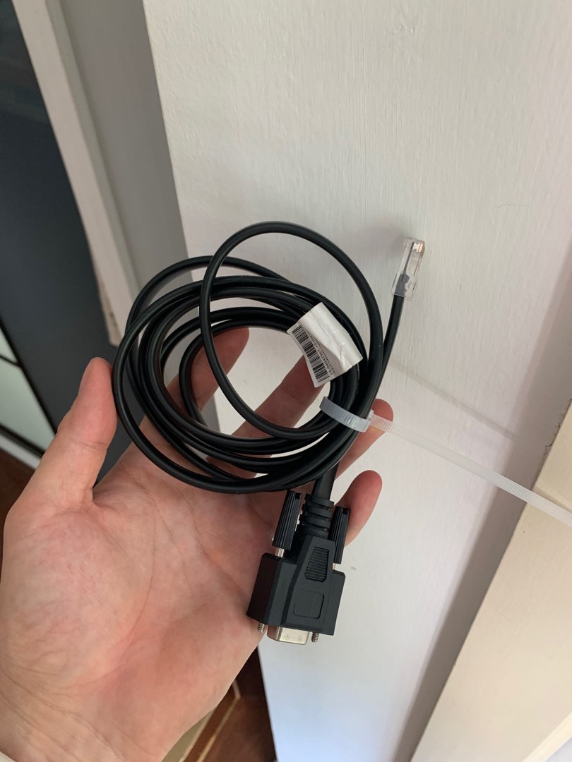 Serial DB9 to RJ45 Rollover V2 Console Cable, Computers & Tech, Parts ...