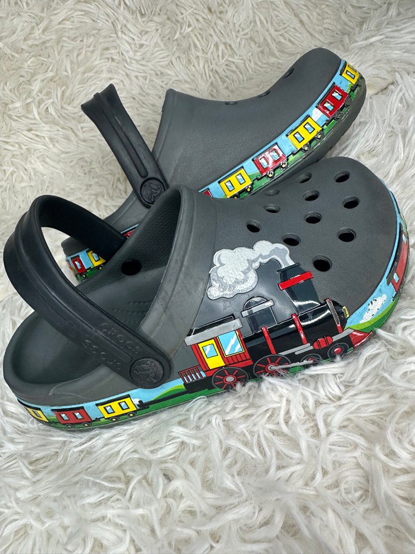 shoes Crocs Thomas train 5years 7years 6years boy slippers rubber kid ...