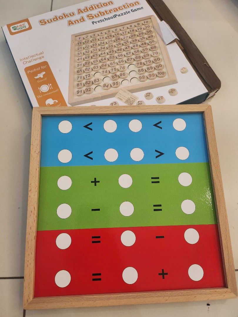 Sudoku Addition and Subtraction Puzzle Math Game, Hobbies & Toys, Toys ...