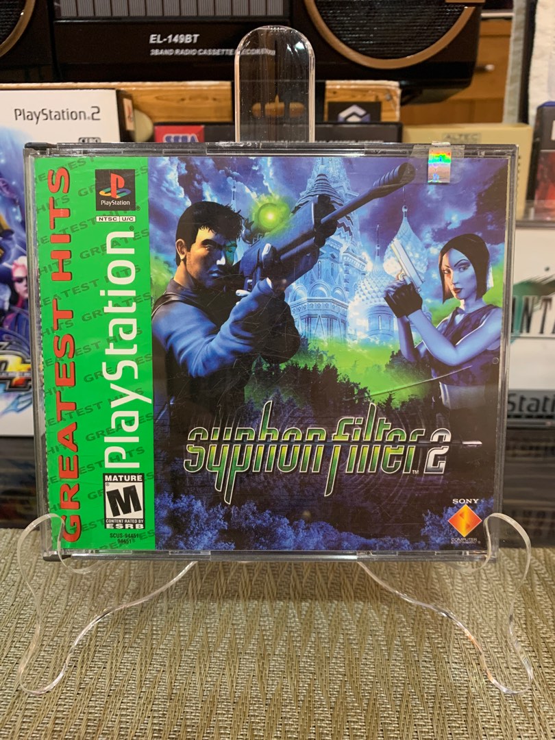 Syphon Filter 2 Greatest Hits PS1 PlayStation Complete w/ Case & Manual ...