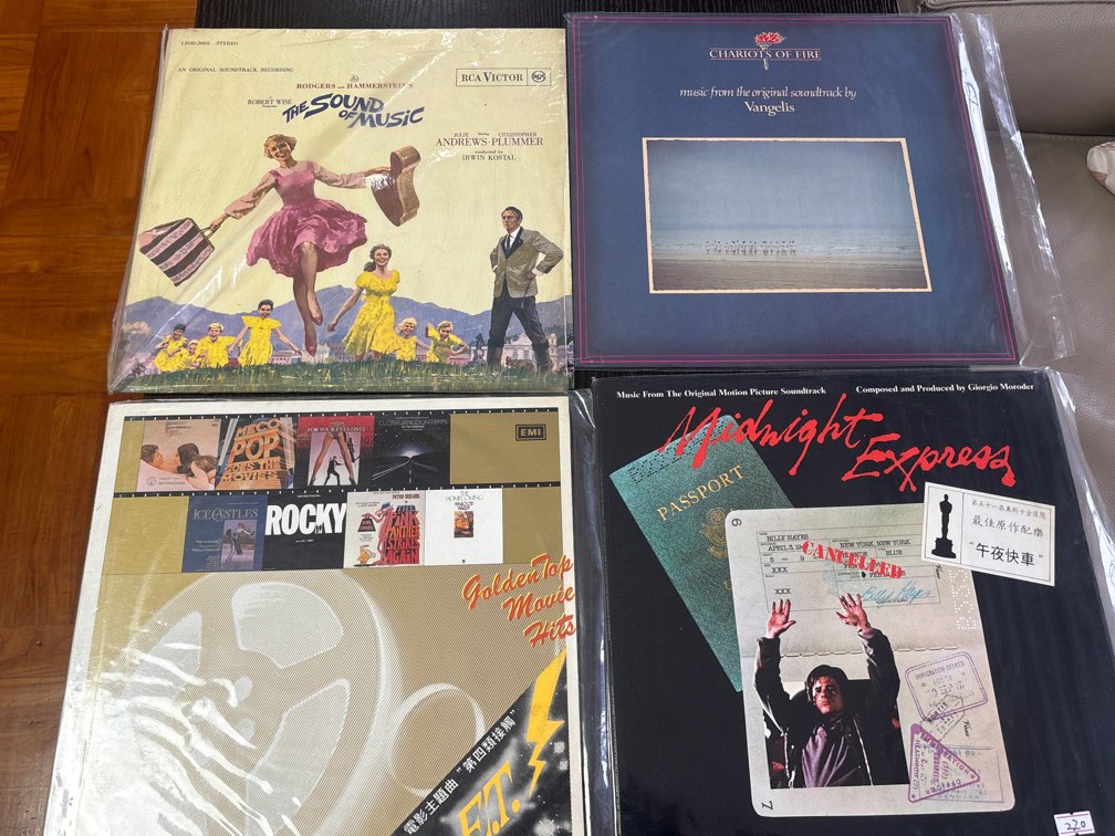 The Sound of Music, Midnight Express, Chariots of Fire, Golden Top ...