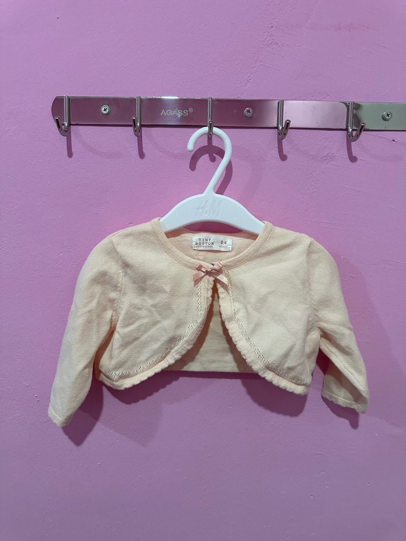 Tiny Button Cardigan, Babies & Kids, Babies & Kids Fashion on Carousell
