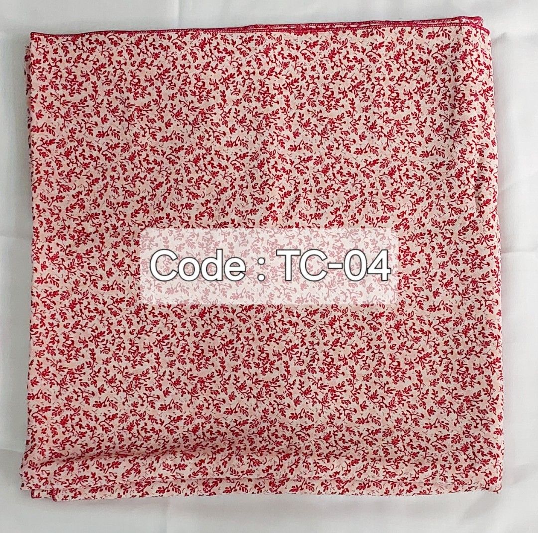 TUDUNG LABUH BERCORAK BIDANG 60, Women's Fashion, Muslimah Fashion ...