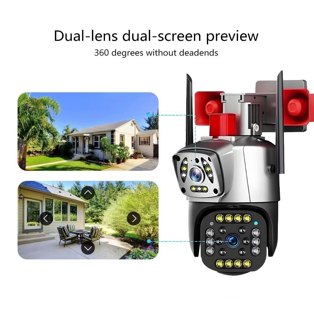 V380 PRO Q35S Outdoor CCTV Camera wifi connect 360 Panoramic With Big ...