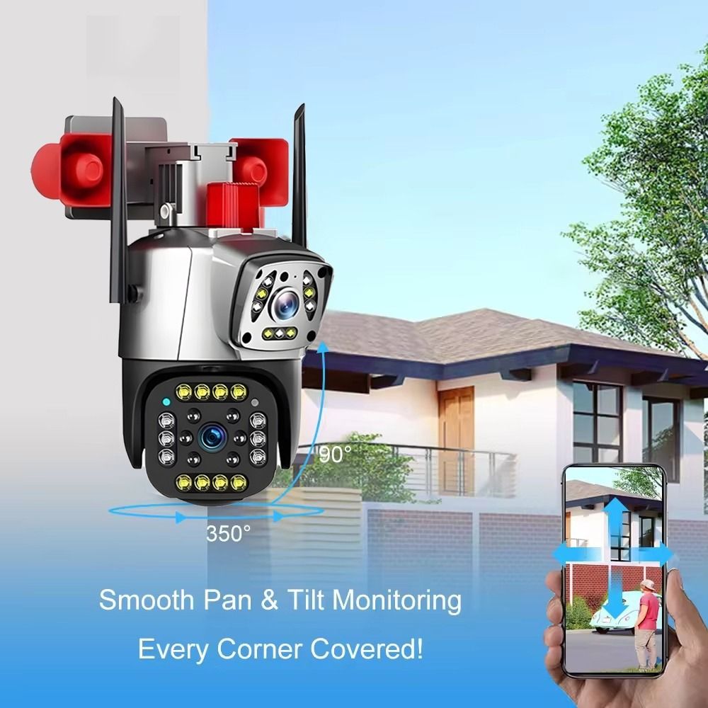 V380 PRO Q35S Outdoor CCTV Camera wifi connect 360 Panoramic With Big ...