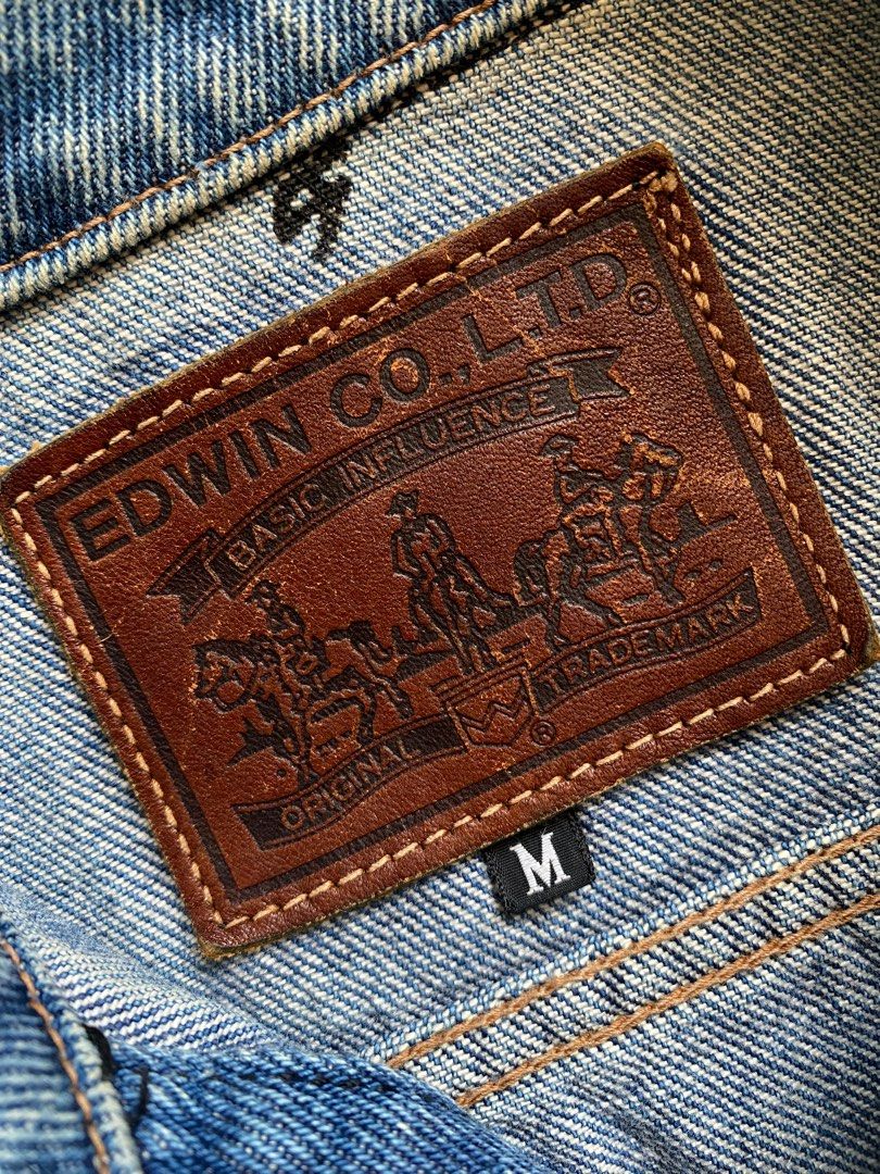 VINTAGE EDWIN DENIM TRUCKER TYPE 3, Men's Fashion, Coats, Jackets and ...