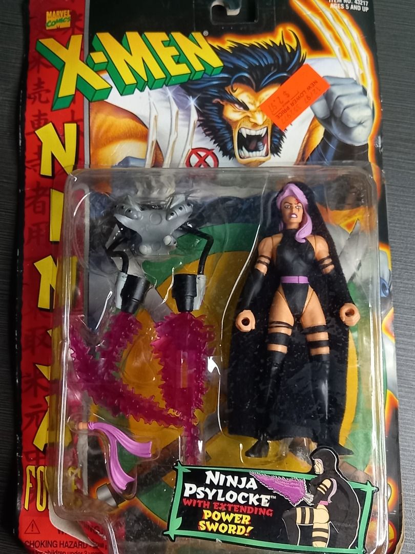 Vintage "Ninja Psylocke" 1996 Toy Biz Marvel X-Men Ninja Force Action ...