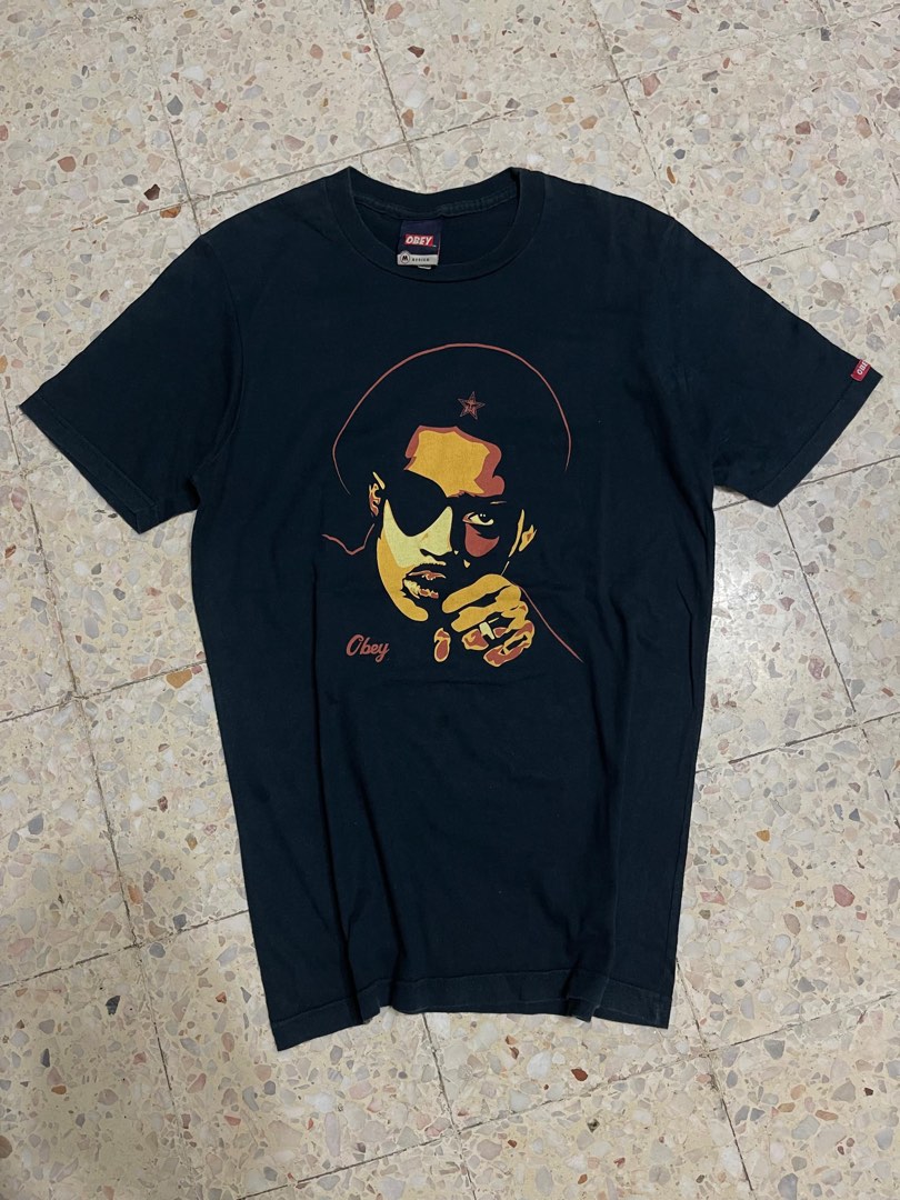 vintage VTG OBEY SLICK RICK RAPPER, Men's Fashion, Tops & Sets, Tshirts ...