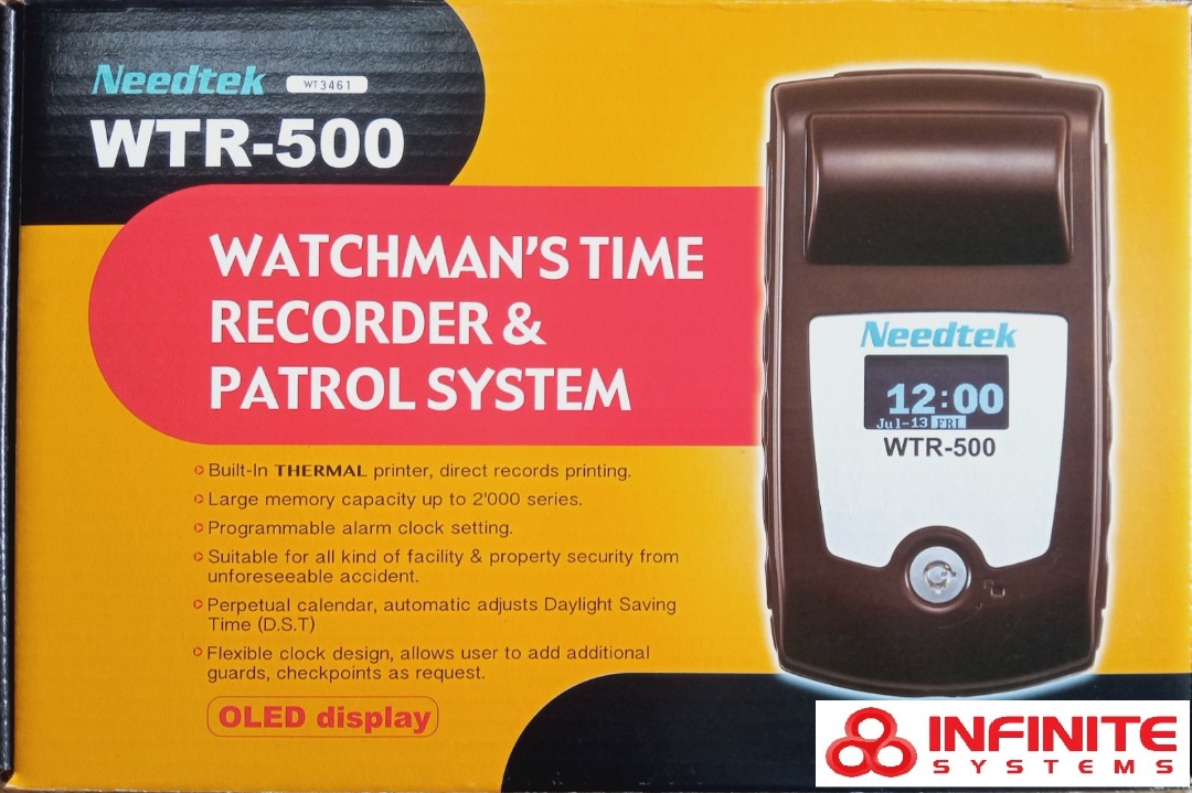 Watchman clock Needtek WTR-500 Watchman's Recorder & Patrol System ...