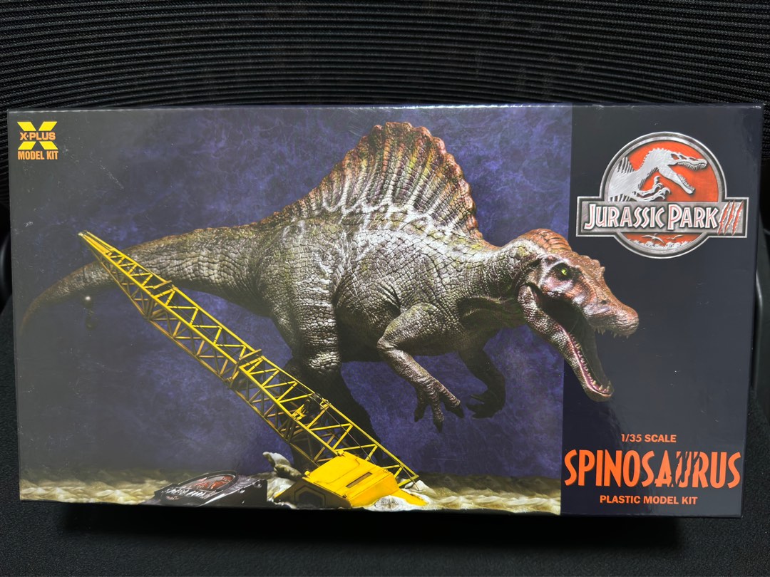 X plus 侏儸紀公園 棘龍模型 1/35 SPINOSAURUS model kit jurassic park/jurassic ...