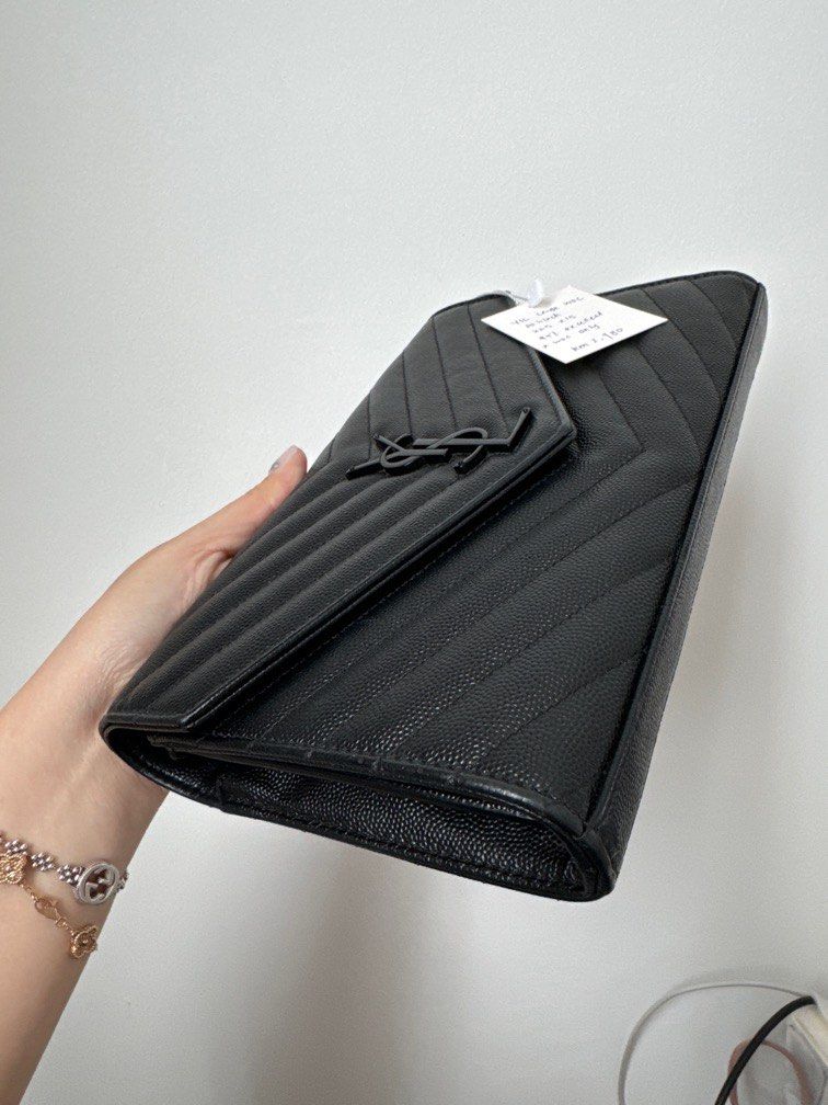 Ysl large RED WOC Rm3280 / so black WOC Rm3980, Luxury, Bags & Wallets ...