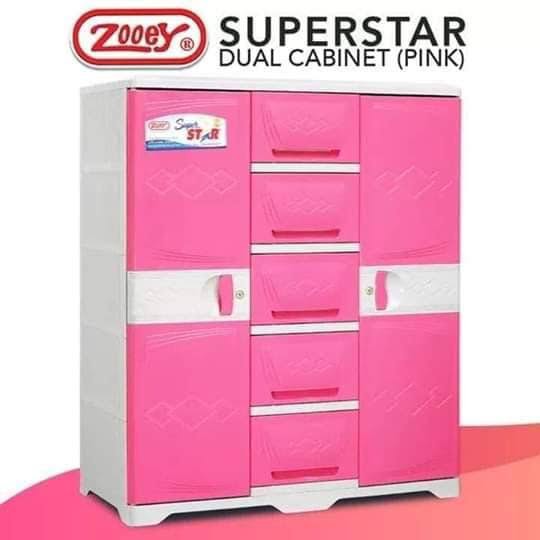 Zooey Lucky star dual cabinet, Furniture & Home Living, Furniture ...