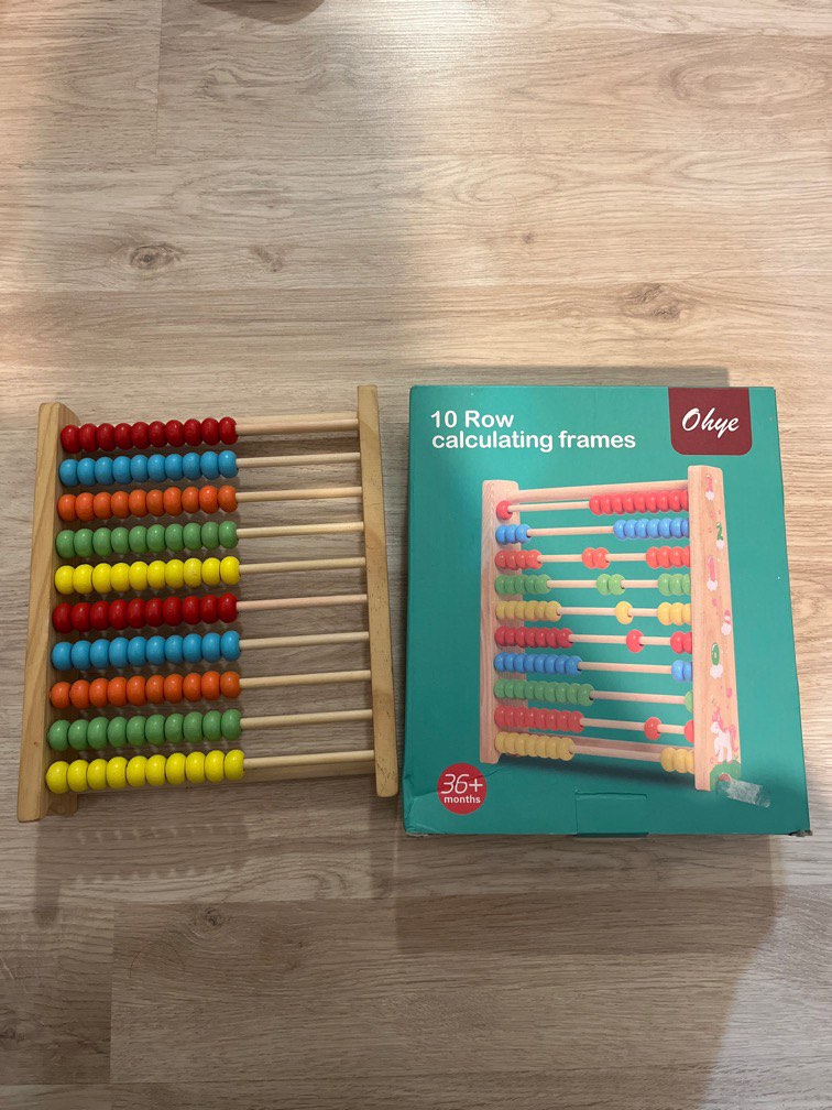 10 Row Calculating Frames, Hobbies & Toys, Toys & Games on Carousell