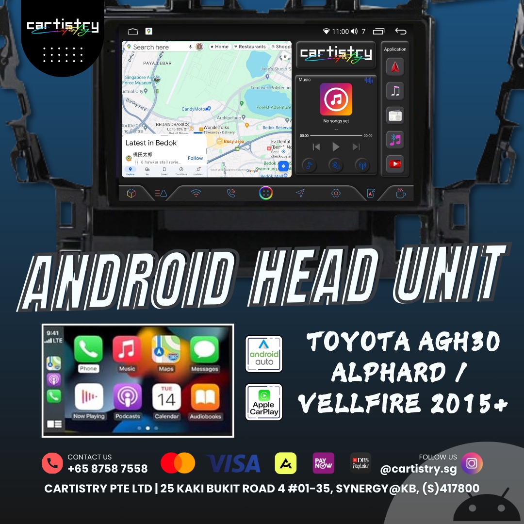 TOYOTA ALPHARD VELLFIRE AH10 AH20 AGH30 9 10 INCH 2K 13 ANDROID PLAYER ...