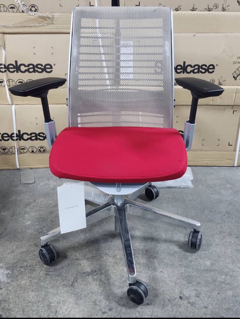 50 Units NEW Steelcase (USA) Think V2 (Pretty Red), Furniture & Home ...