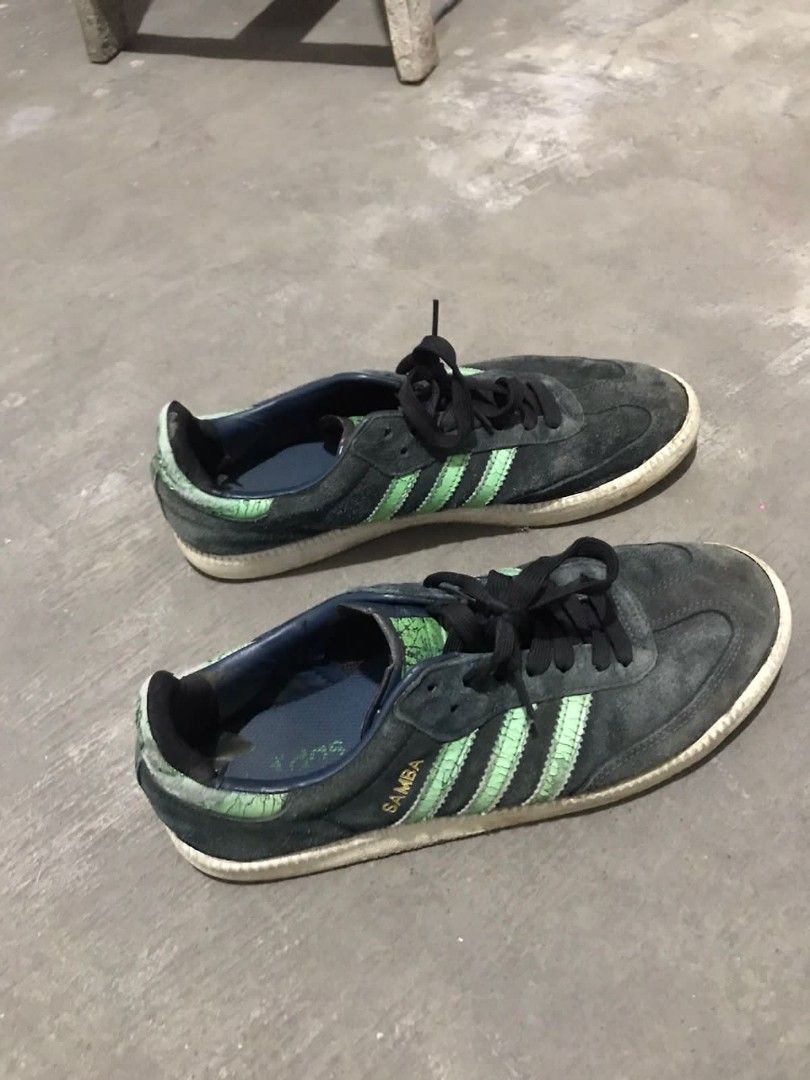 Adidas Samba Deep Navy, Fesyen Pria, Sepatu , Sneakers di Carousell