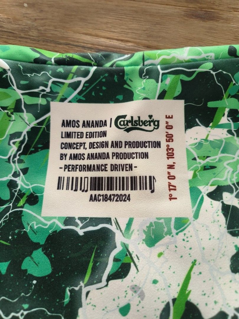 Amos Ananda / Carlsberg Limited Edition Barcode Waist Pouch Leafy Green ...